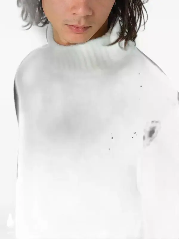 XC Roll-neck Ribbed-trim Sweater