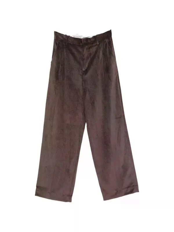WHITE SAND Corduroy Wide-leg Trousers