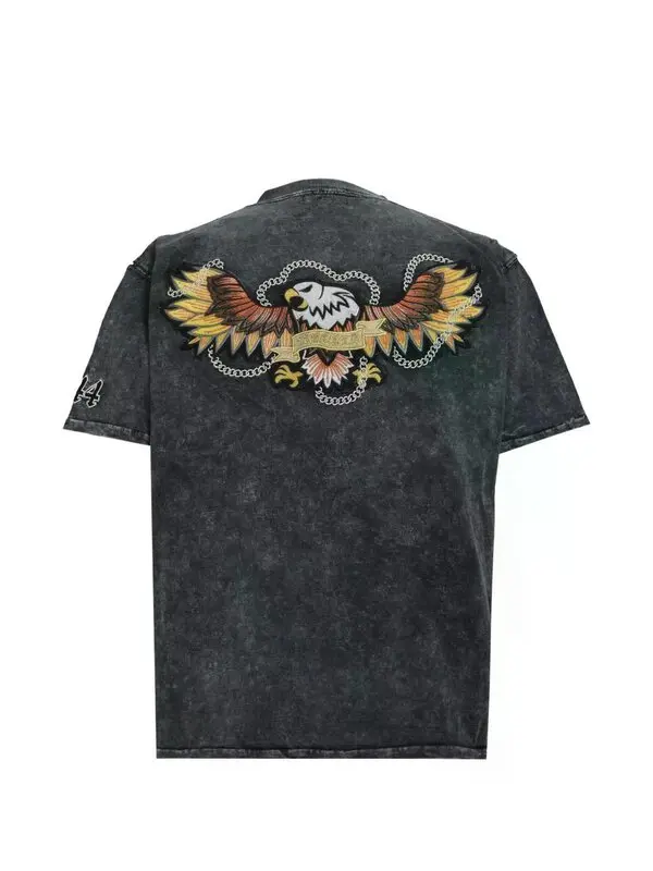 BREATH Eagle-patch V-neck T-shirt