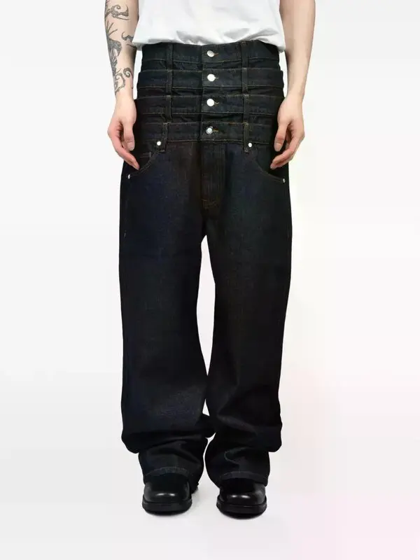 3.PARADIS 4 Waist Logo-patch Jeans
