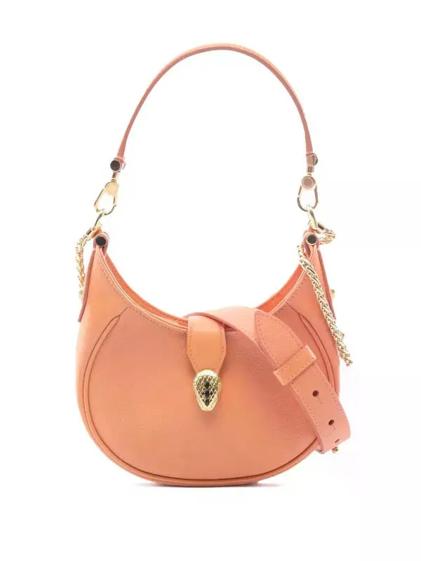 BVLGARI 2010-2026 Small Leather Serpenti Ellipse Satchel