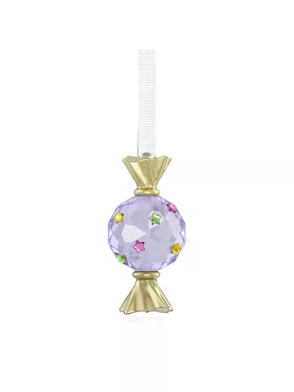 SWAROVSKI X Edith Mair Holiday Cheers Dulcis Ornament - Purple