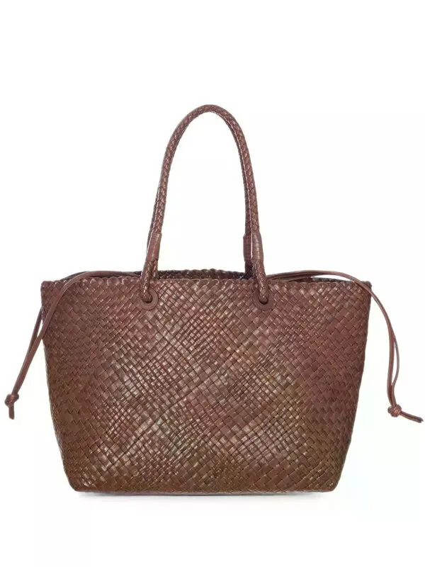IBELIV Bazika Woven Leather Tote Bag
