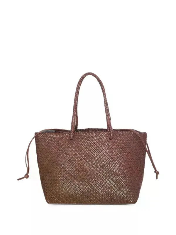 IBELIV Bazika Woven Leather Tote Bag