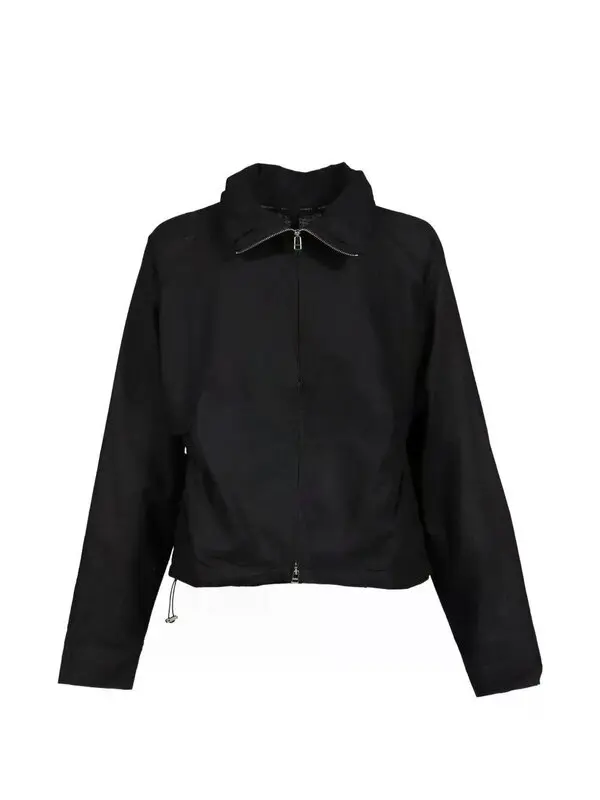 _J.L - A.L_ Gathered-collar Zip-fastening Jacket