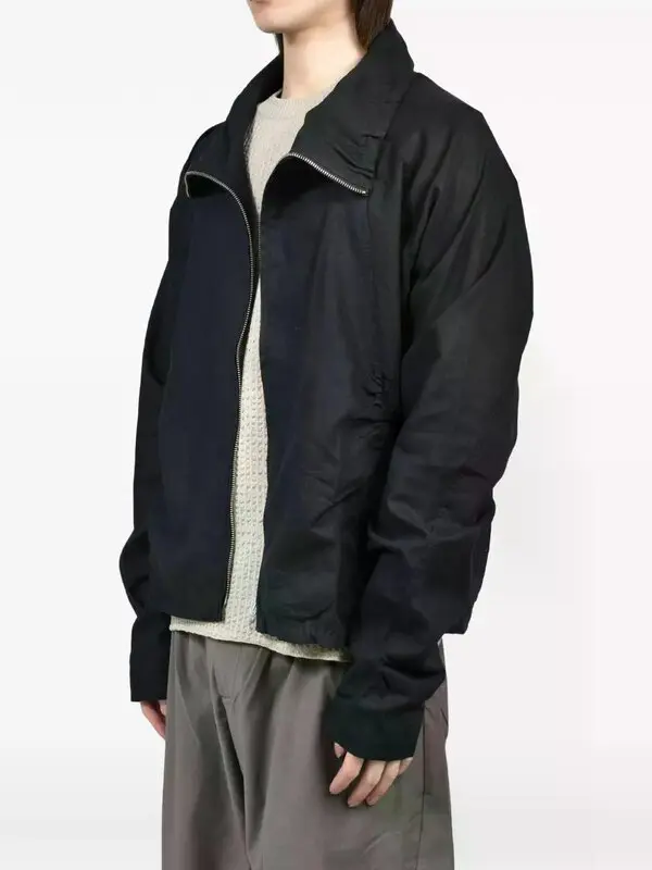 _J.L - A.L_ Gathered-collar Zip-fastening Jacket