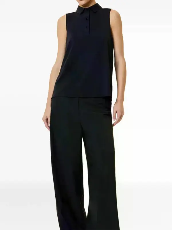 RRD Sleeveless Polo Shirt - Black