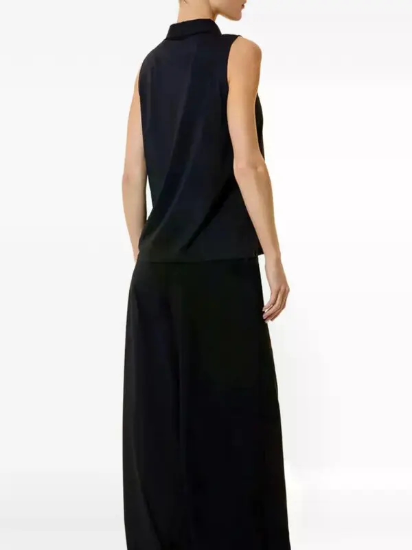RRD Sleeveless Polo Shirt - Black