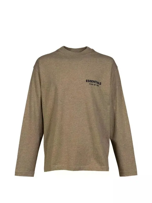 ESSENTIALS Logo-print Long-sleeve T-shirt