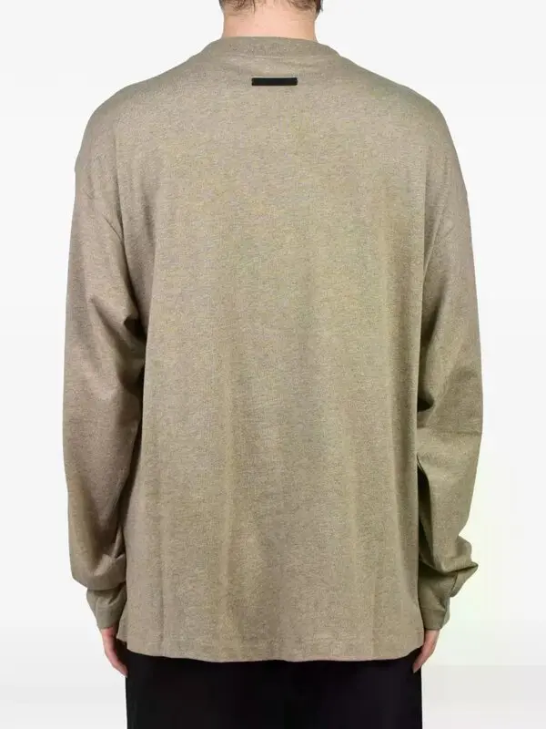 ESSENTIALS Logo-print Long-sleeve T-shirt