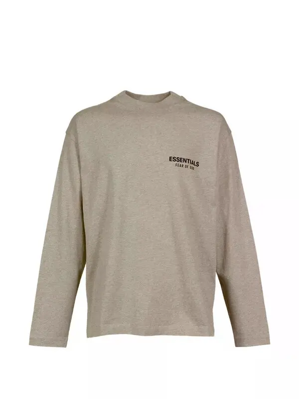 ESSENTIALS Logo-print Long-sleeve T-shirt