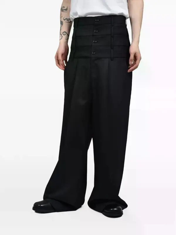 3.PARADIS Four-waist Wide-leg Trousers