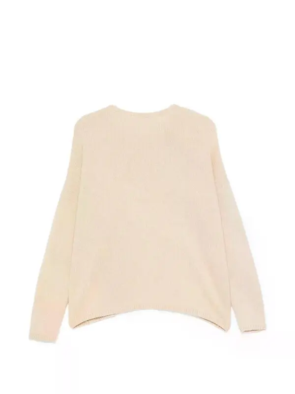 Apuntob Fine-knit Drop-shoulder Sweater