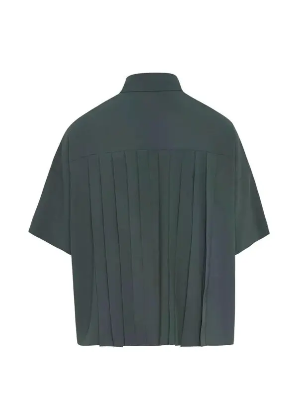 ENFOLD Pleated Boxy-fit Shirt