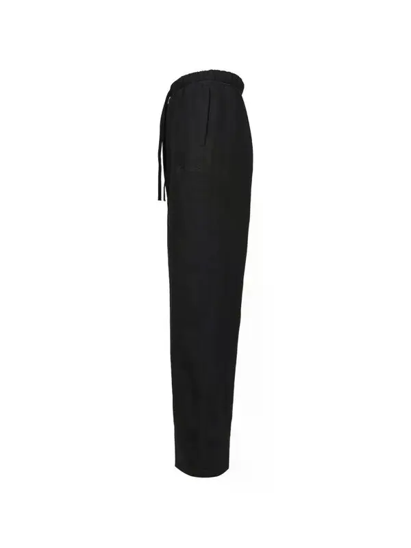 ESSENTIALS Logo-patch Drawstring Track Pants