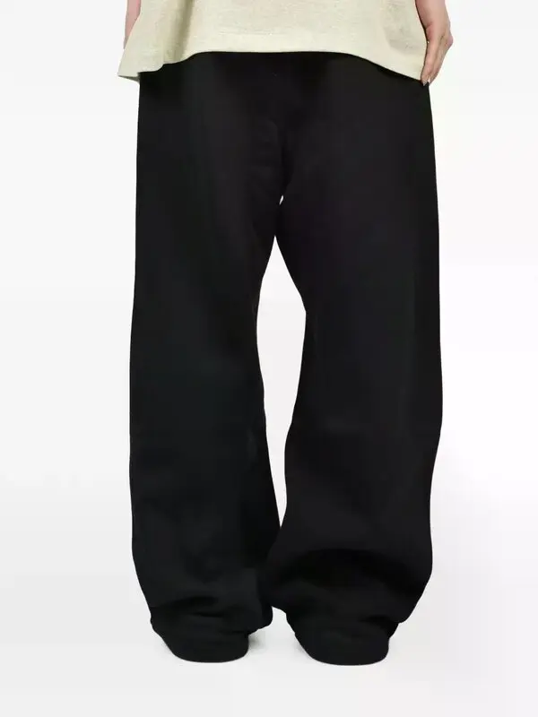 ESSENTIALS Logo-patch Drawstring Track Pants