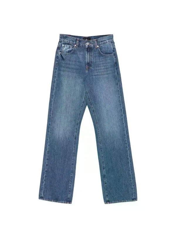 7 For All Mankind Tess Belt-loop Jeans - Blue