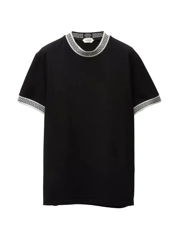 Versace Stretch Cotton-jersey Slim T-shirt
