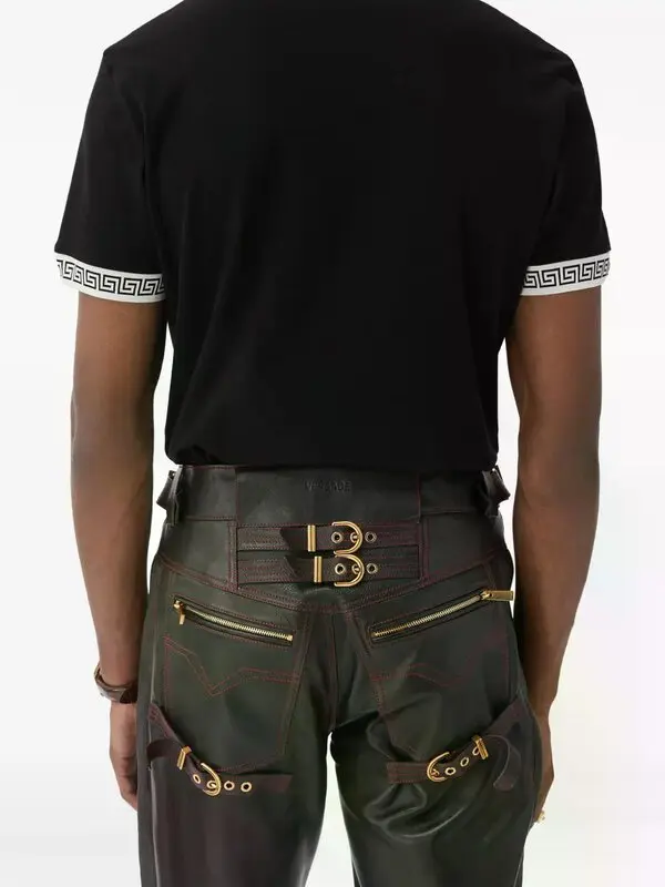 Versace Stretch Cotton-jersey Slim T-shirt