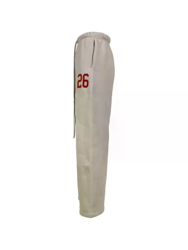 ESSENTIALS Logo-patch Track Pants - Grey