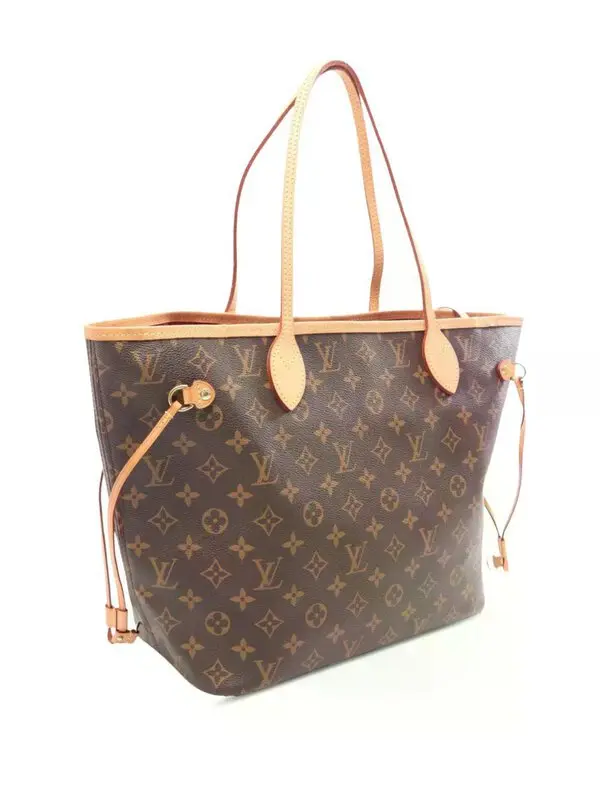 LOUIS VUITTON Monogram Neverfull Mm Tote Bag - Brown