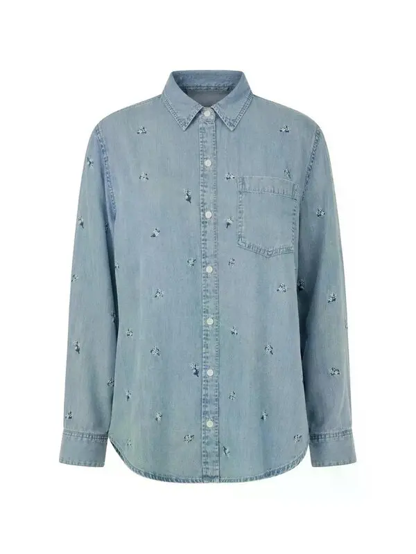 Rails Ingrid Floral-print Shirt - Blue