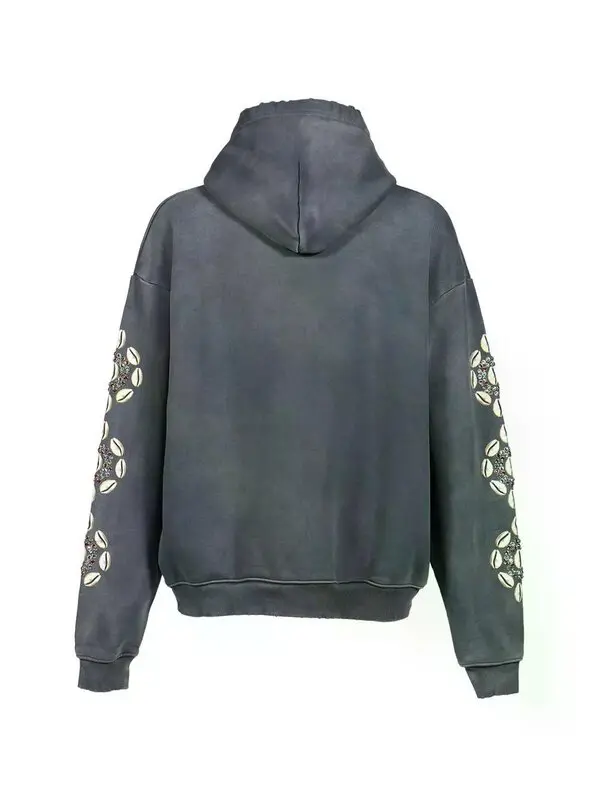 BARRIERS Cowrie Crystal Hoodie