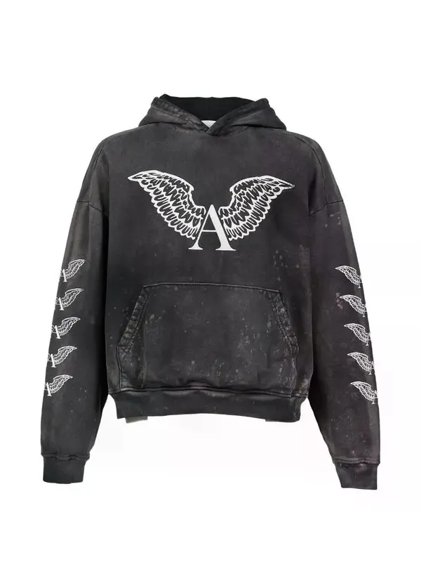 ALEXANDER DIGENOVA Graphic-print Box-silhouette Hoodie