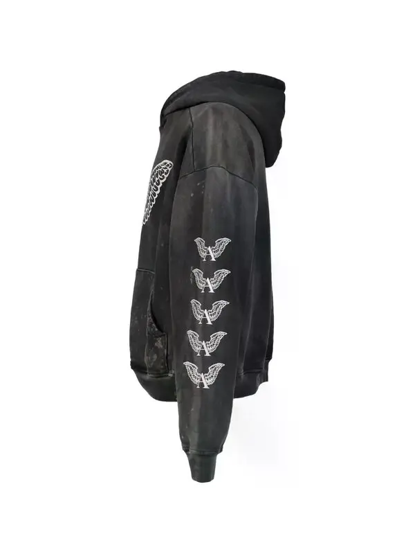 ALEXANDER DIGENOVA Graphic-print Box-silhouette Hoodie