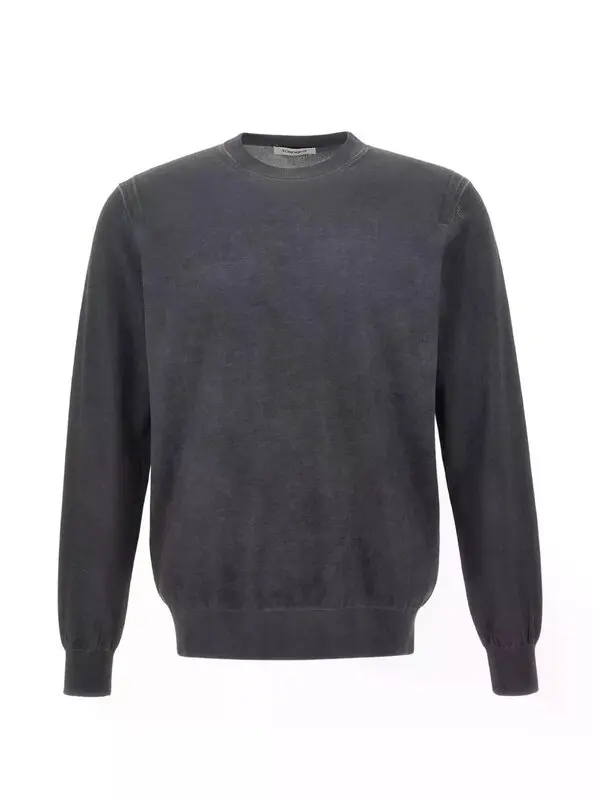 KANGRA Crew-neck Ribbed-trim Sweater