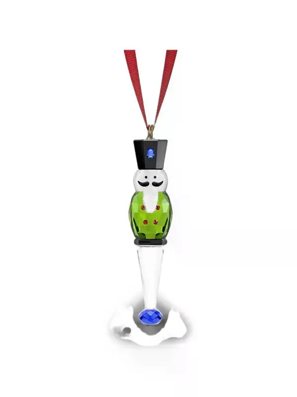 SWAROVSKI X Michele Blasilli Holiday Cheers Nutcracker Ornament - Green