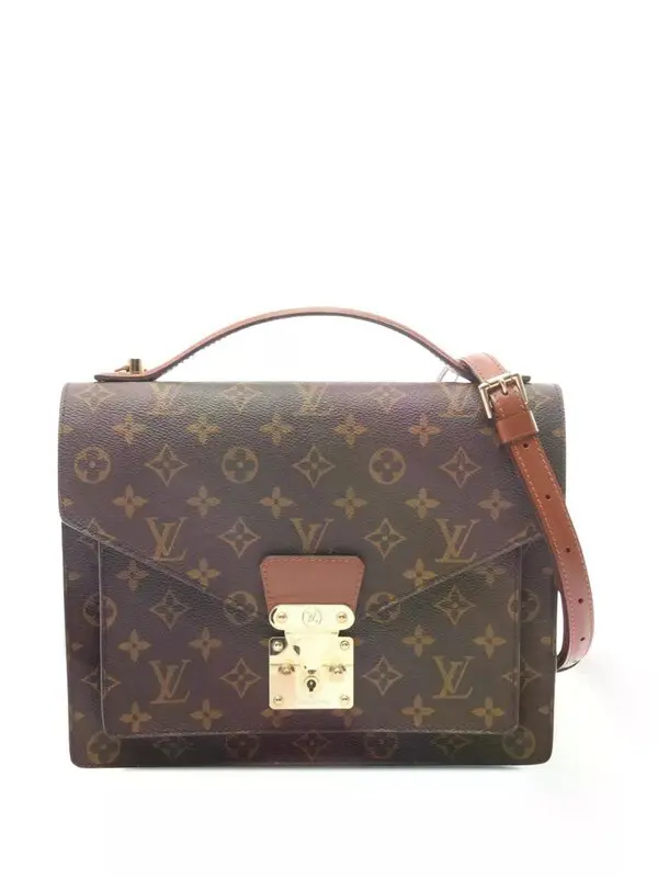 LOUIS VUITTON Monogram Monceau 28 Satchel