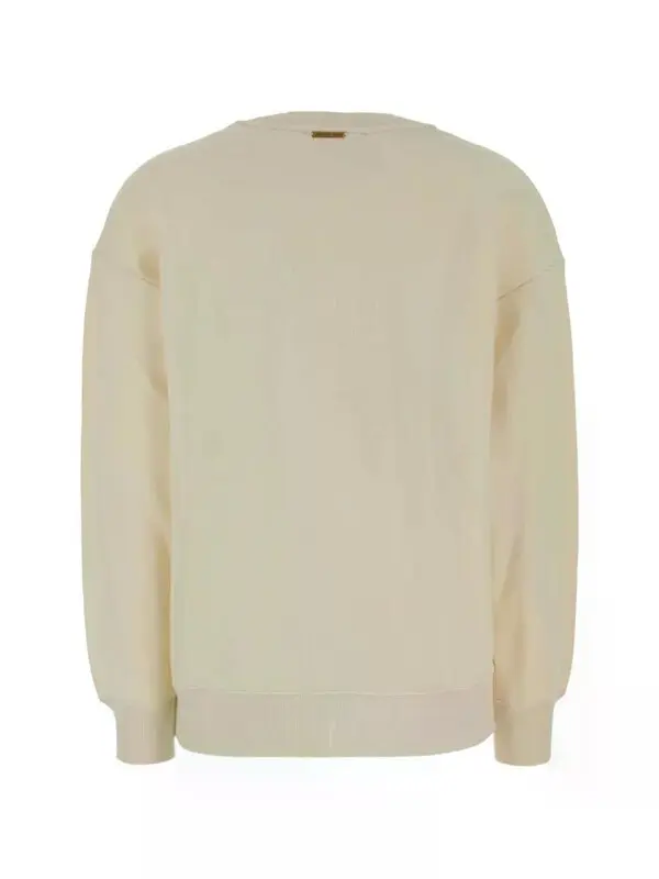 Michael Kors Logo Embossed Cotton Sweater