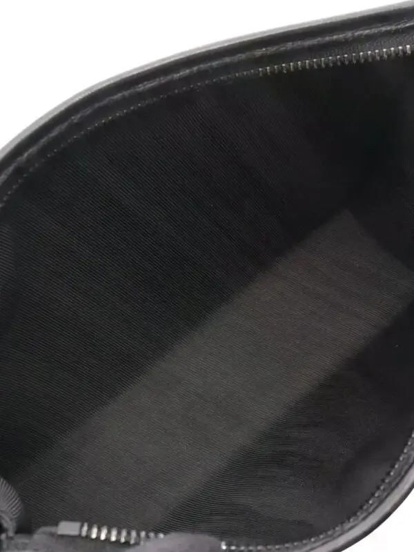 LOUIS VUITTON Monogram Shadow Gaston Wearable Wallet Crossbody Bag - Black