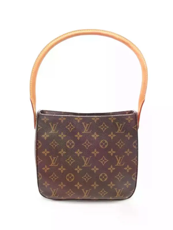 LOUIS VUITTON Monogram Canvas Looping Tote Bag - Brown