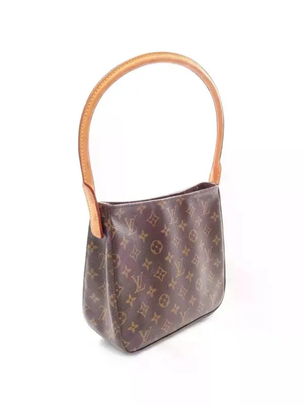 LOUIS VUITTON Monogram Canvas Looping Tote Bag - Brown