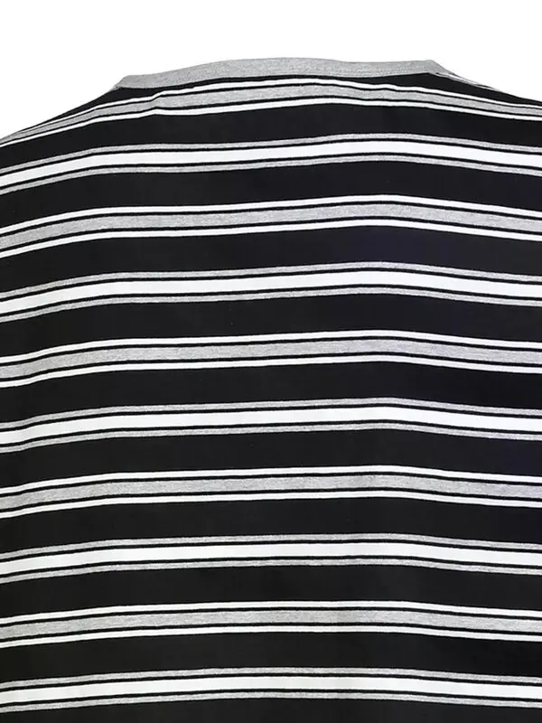 We11Done Rhinestone-embellished Striped T-shirt