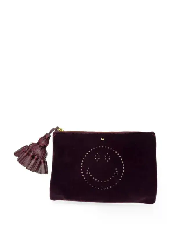 ANYA HINDMARCH Georgiana Perforated Clutch Bag