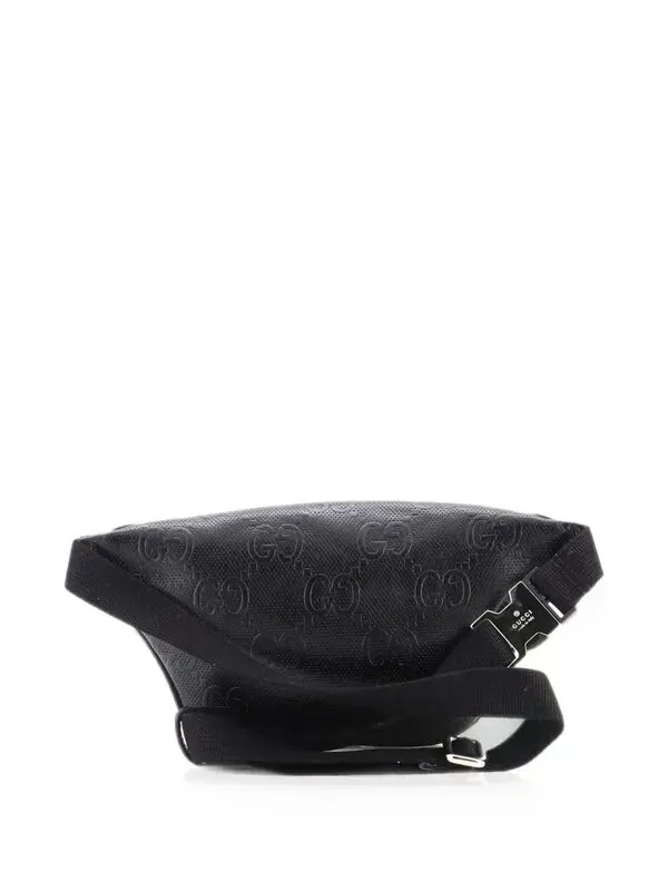 Gucci Gg Embossed Perforated Leather Small Belt Bag