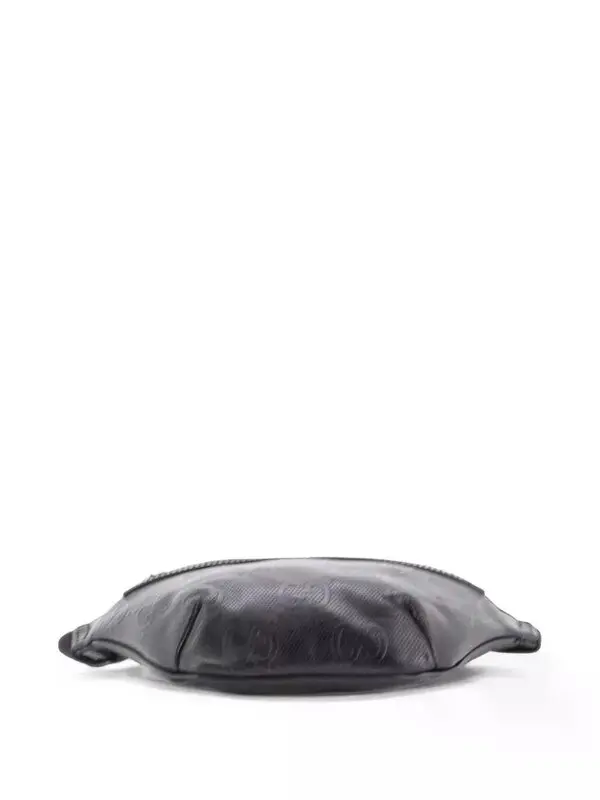 Gucci Gg Embossed Perforated Leather Small Belt Bag