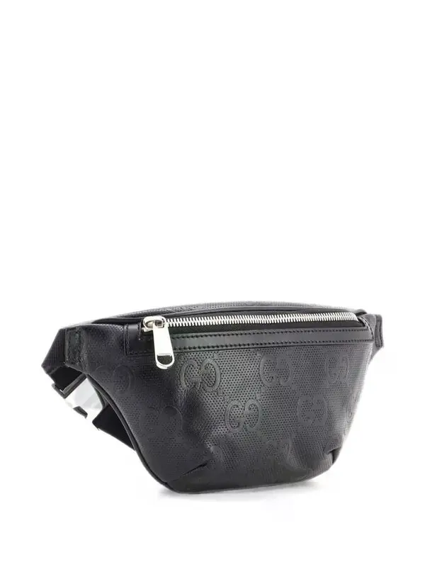 Gucci Gg Embossed Perforated Leather Small Belt Bag