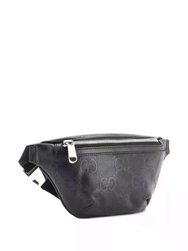 Gucci Gg Embossed Perforated Leather Small Belt Bag