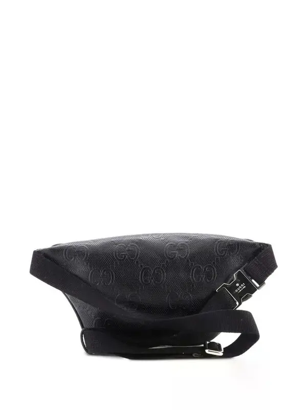 Gucci Gg Embossed Perforated Leather Small Belt Bag