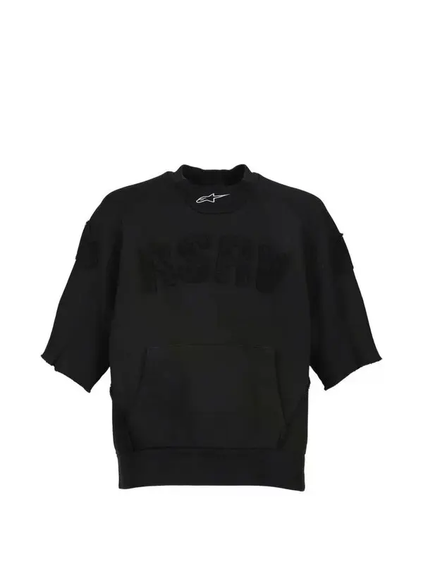 ALPINESTARS Logo-embroidered Raw-edge T-shirt