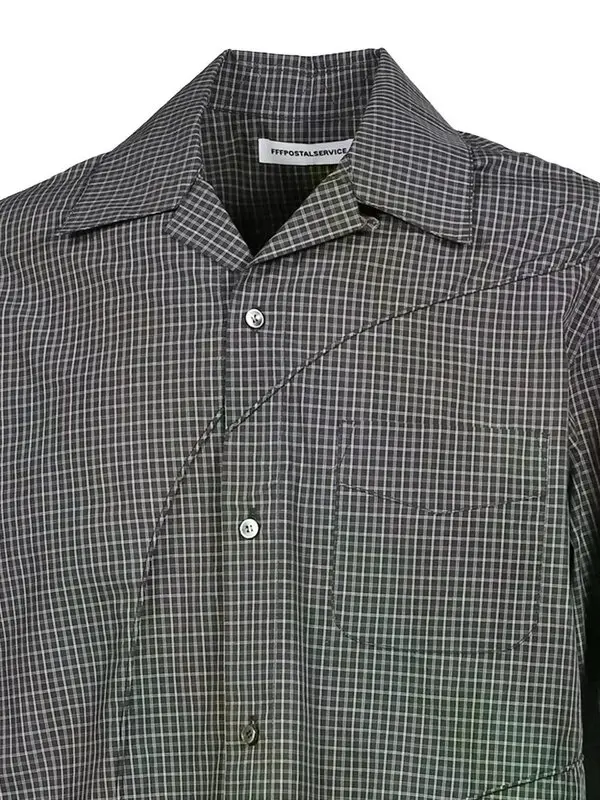 FFFPOSTALSERVICE Diffraction Piping-detail Shirt