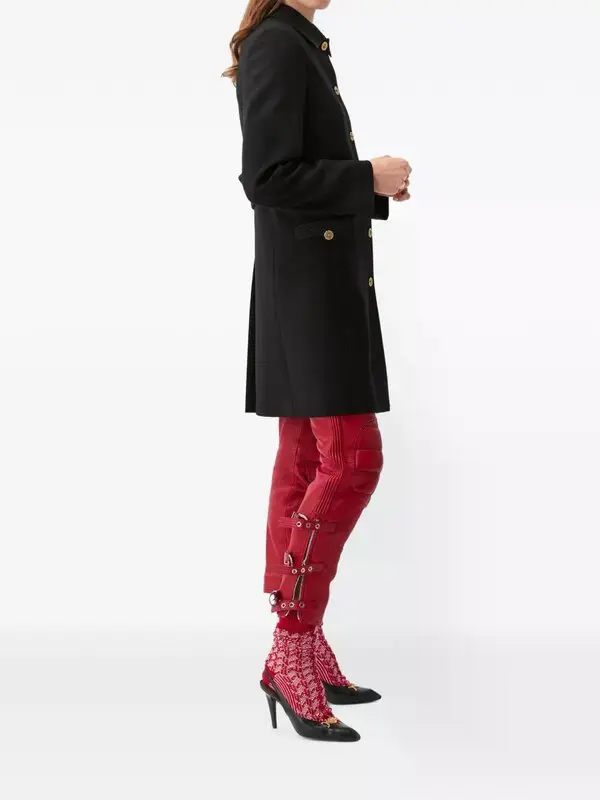 Versace Natté Wool Coat