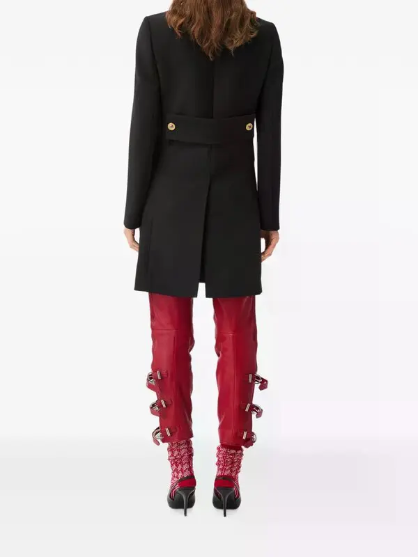 Versace Natté Wool Coat