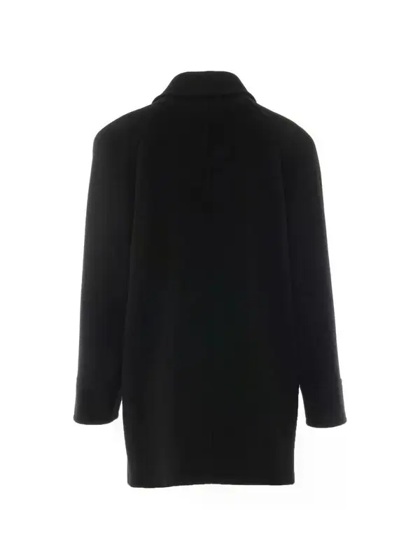 Saint Laurent Double-breasted Reinforced-shoulder Coat