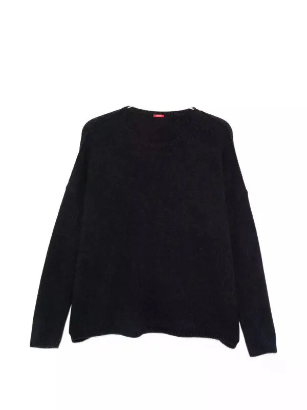 Apuntob Fine-knit Drop-shoulder Sweater