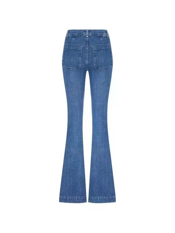 Seafarer Patch-pocket Flared Jeans